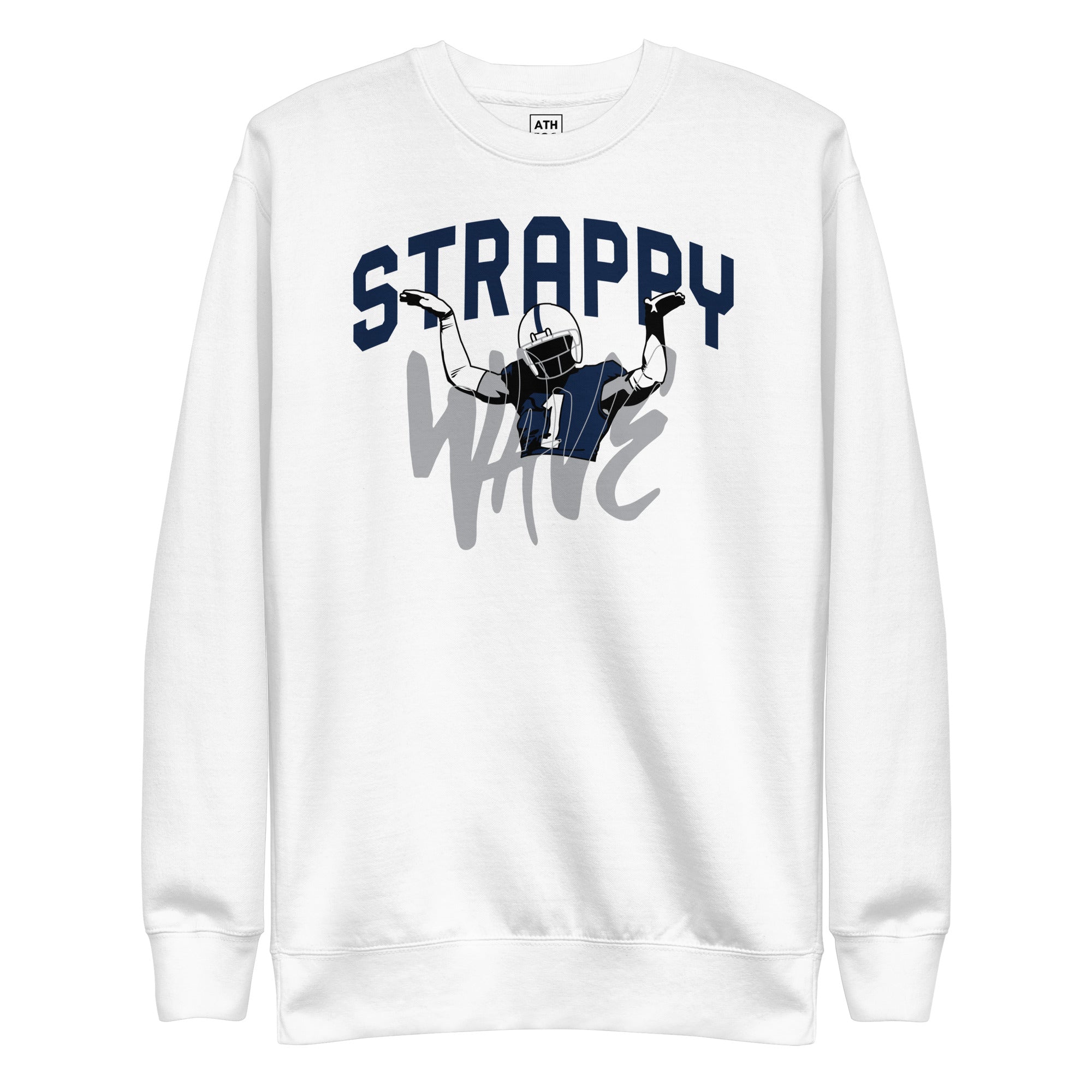 Lockdown U - Strappy Wave Crew White – ATH ECO
